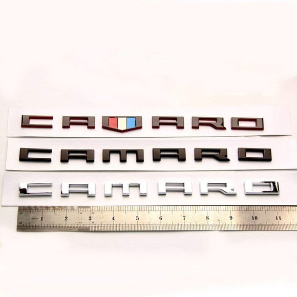 Camaro | Accessories | Metal Oem Chevrolet Camaro Trunk Decal Letter ...